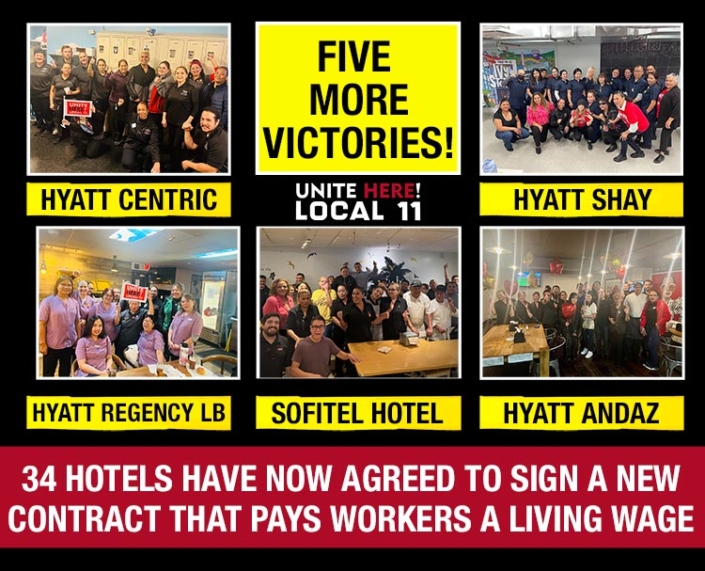 UNION VICTORIES - UNITE HERE Local 11