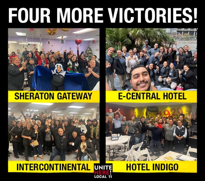UNION VICTORIES - UNITE HERE Local 11