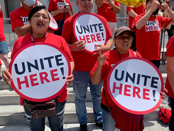 UNITE HERE Local 11 Housekeepers Submit 100k Signatures on ...