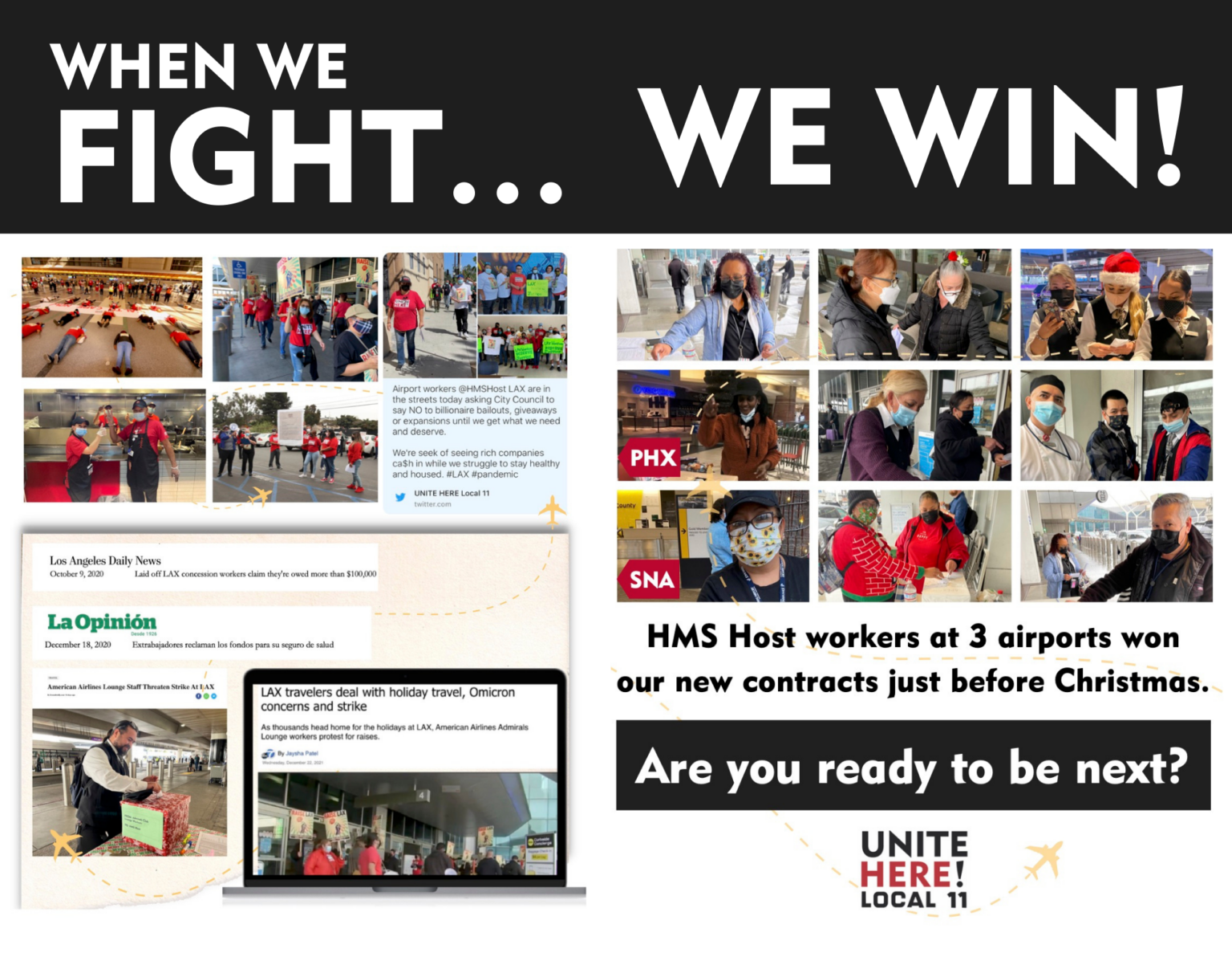 LAX: When we fight, we win! - UNITE HERE Local 11