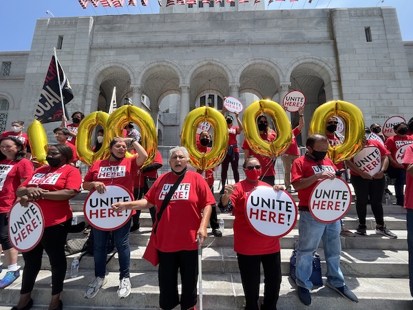 UNITE HERE Local 11 Housekeepers Submit 100k Signatures on ...
