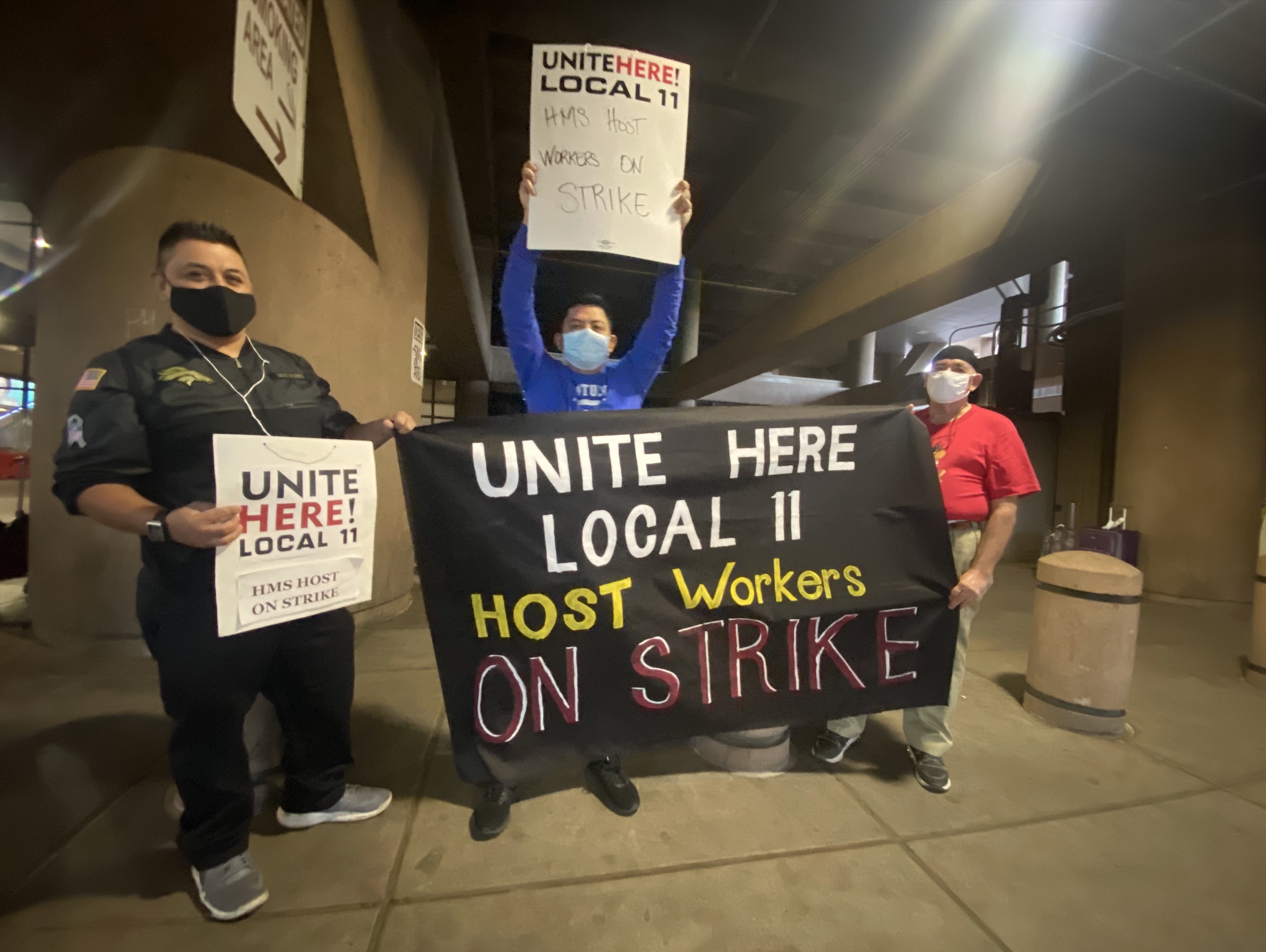 Tuesday Marks Day 2 of Sky Harbor HMS Host Workers’ Indefinite Strike ...